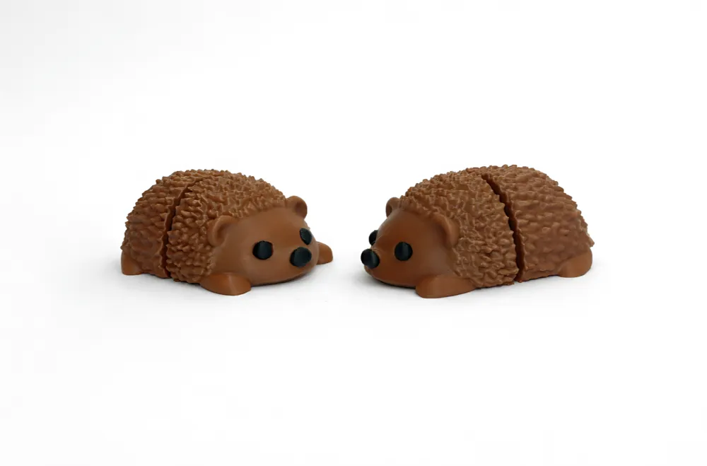 Cute Articulated Hedgehog Flexi Mini - Free 3D Print Model - MakerWorld