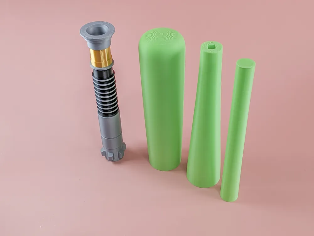 Lightsaber Baseball Bat - Luke Skywalker - Free 3D Print Model - MakerWorld