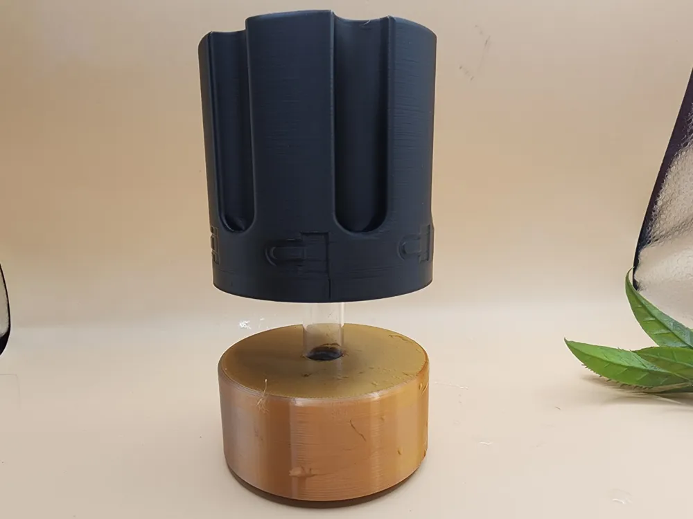 Zero Gravity Revolver Rotating Clicker + Fidget - Free 3D Print Model ...