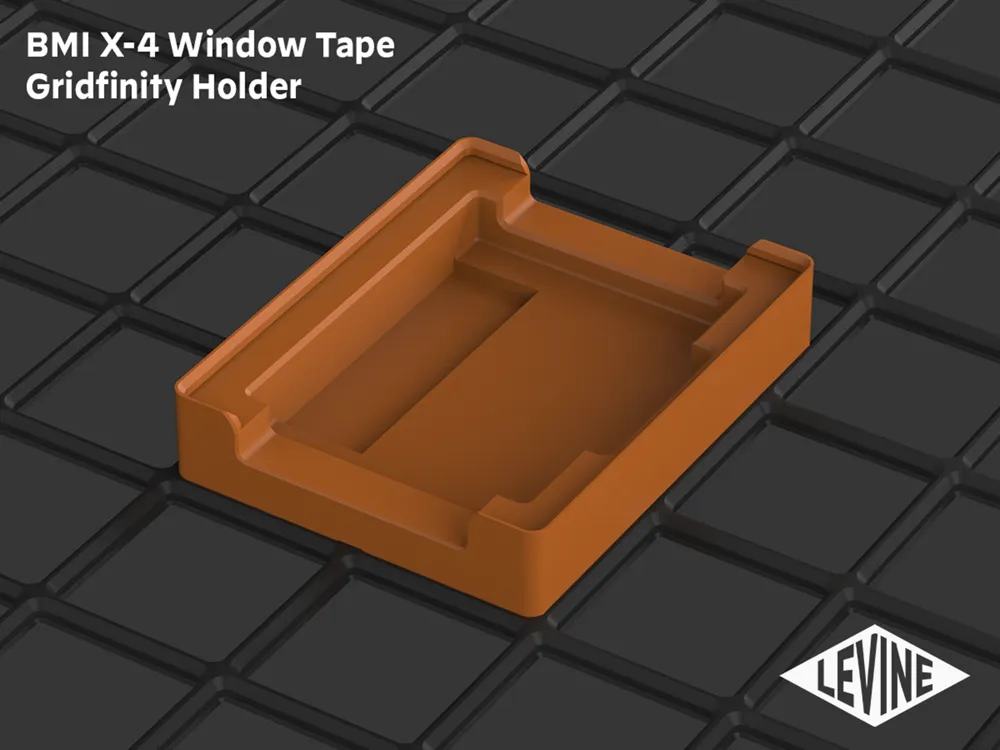 BMI 408 X4 Measuring Tape - Gridfinity Holder by JustinMakerWorld ...