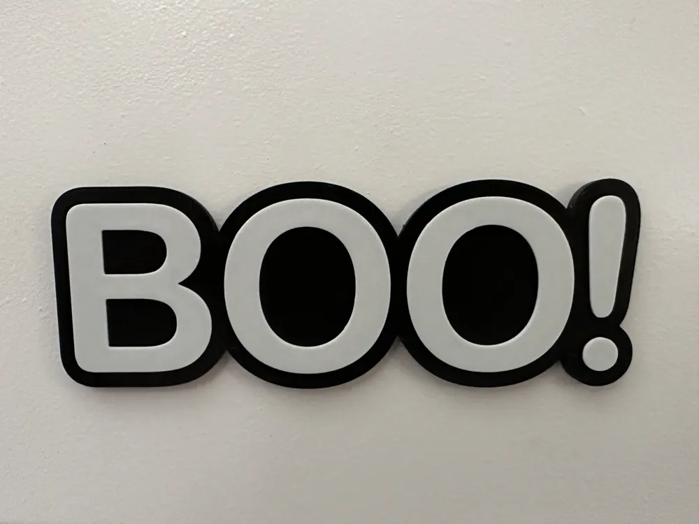 Boo Magnet Halloween Decoration by The 3D Imagineer - MakerWorld