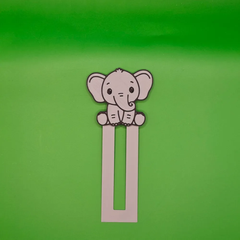 ELEPHANT - BOOKMARK by 3DSloth97 - MakerWorld