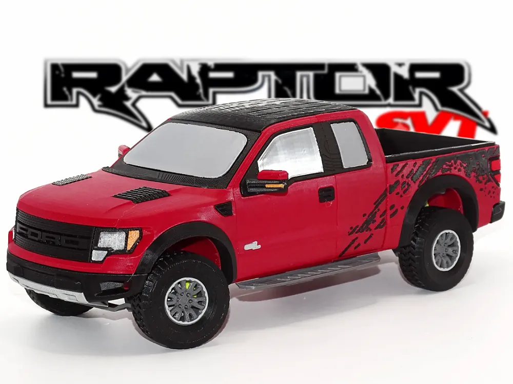 Ford F-150 Raptor SVT w/ Suspension and Steering - Free 3D Print Model ...
