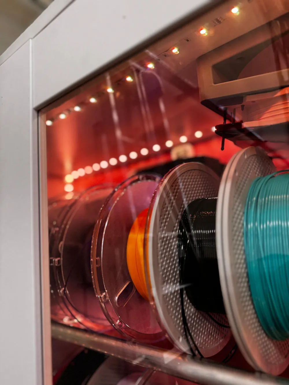 Ultimate Filament Spool Cabinet - Dehumidifier DIY by P&F 3DMakerWorld: Download Free 3D Models