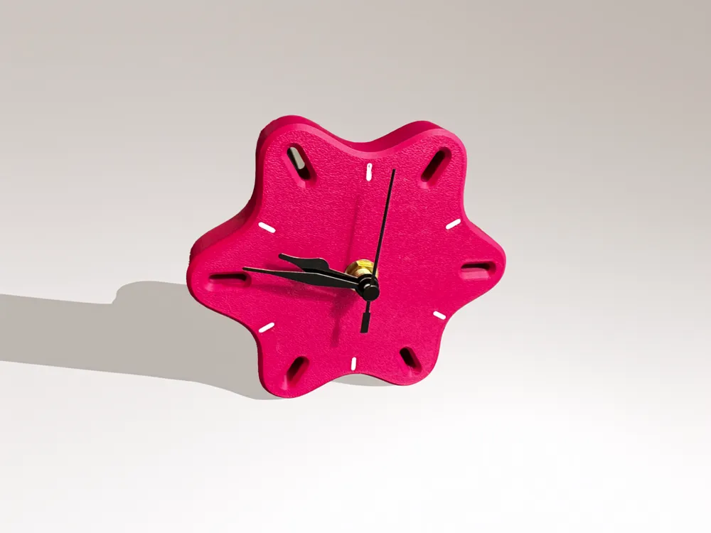 Wavy Clock for Clock Components Kit-MH011 by ADQUE DESIGN - MakerWorld