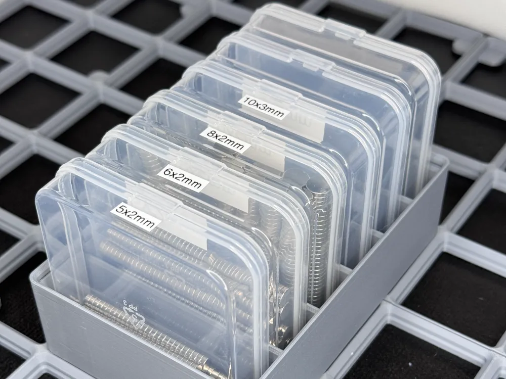 Gridfinity Small Magnets Containers by Layer FabWorks MakerWorld ...