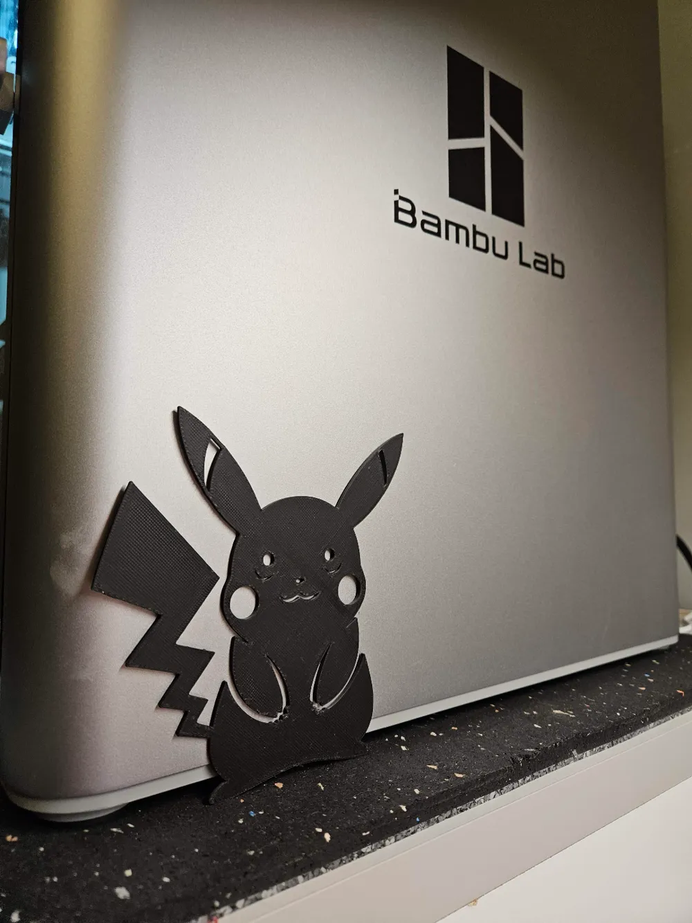 Pikachu - 2d silhouette - AI Generated by JF-699 - MakerWorld
