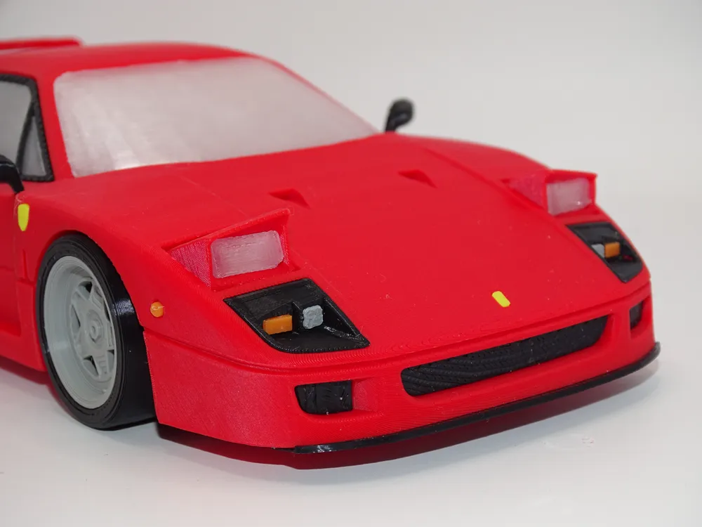 Ferrari F40 Multi-Part Print + AMS by Mr.Rod MakerWorld: Download Free 3D Models