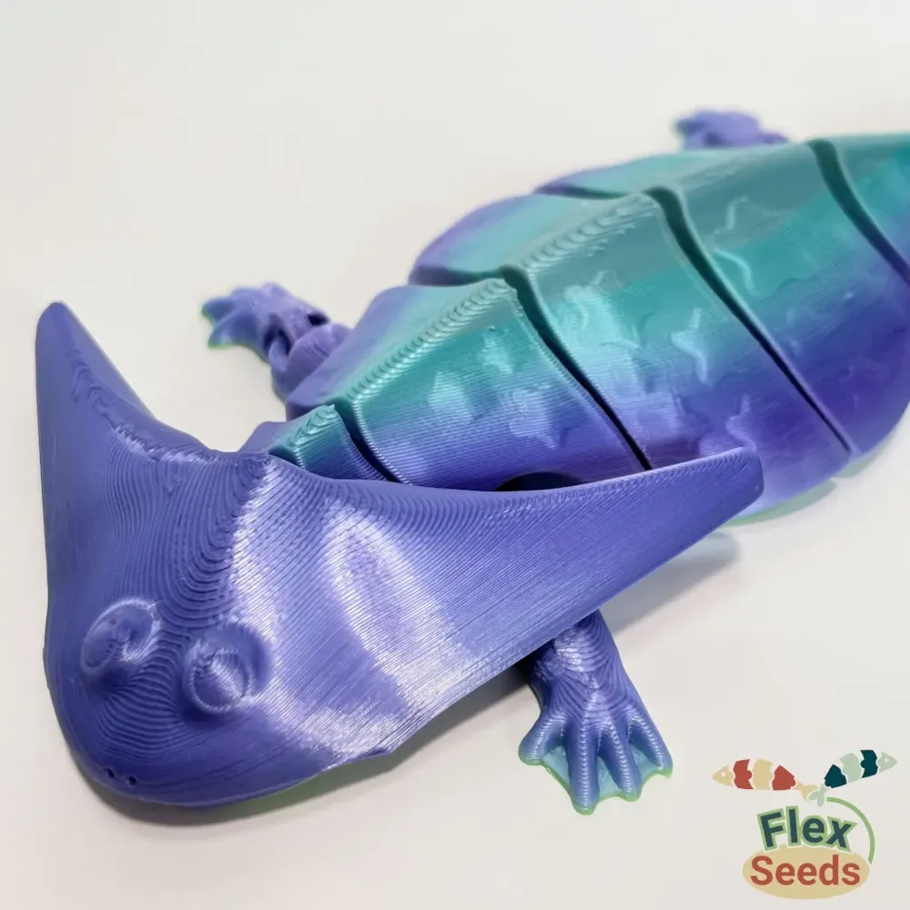 Flexi Diplocaulus(print-in-place) by 3D Flexseeds - MakerWorld