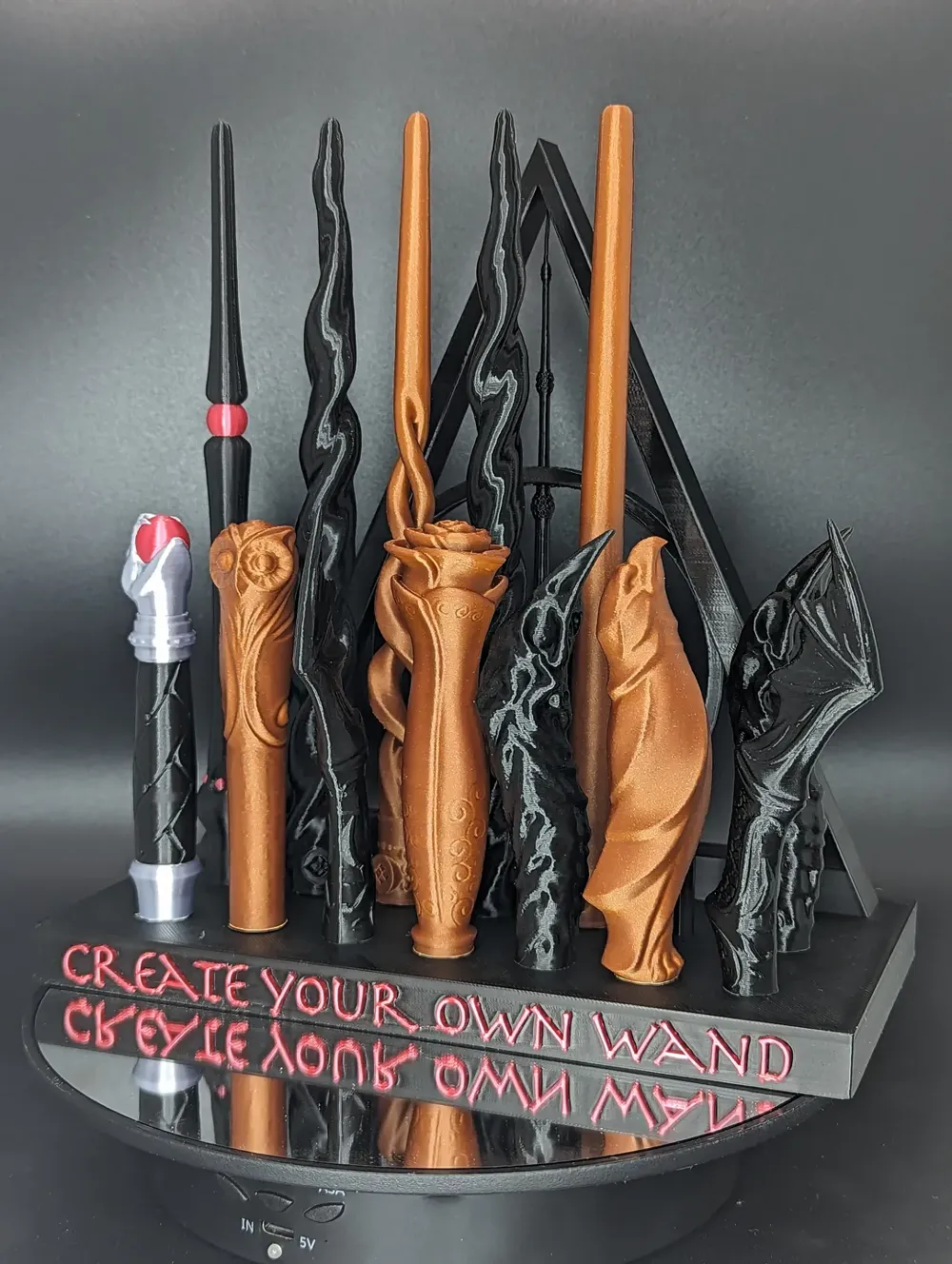 STLFlix Wand Display by TranziqDesigns - MakerWorld