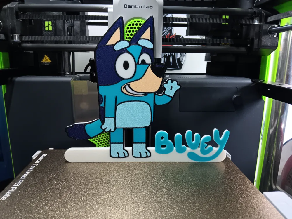 Bluey (door)stand by lefty3d - MakerWorld