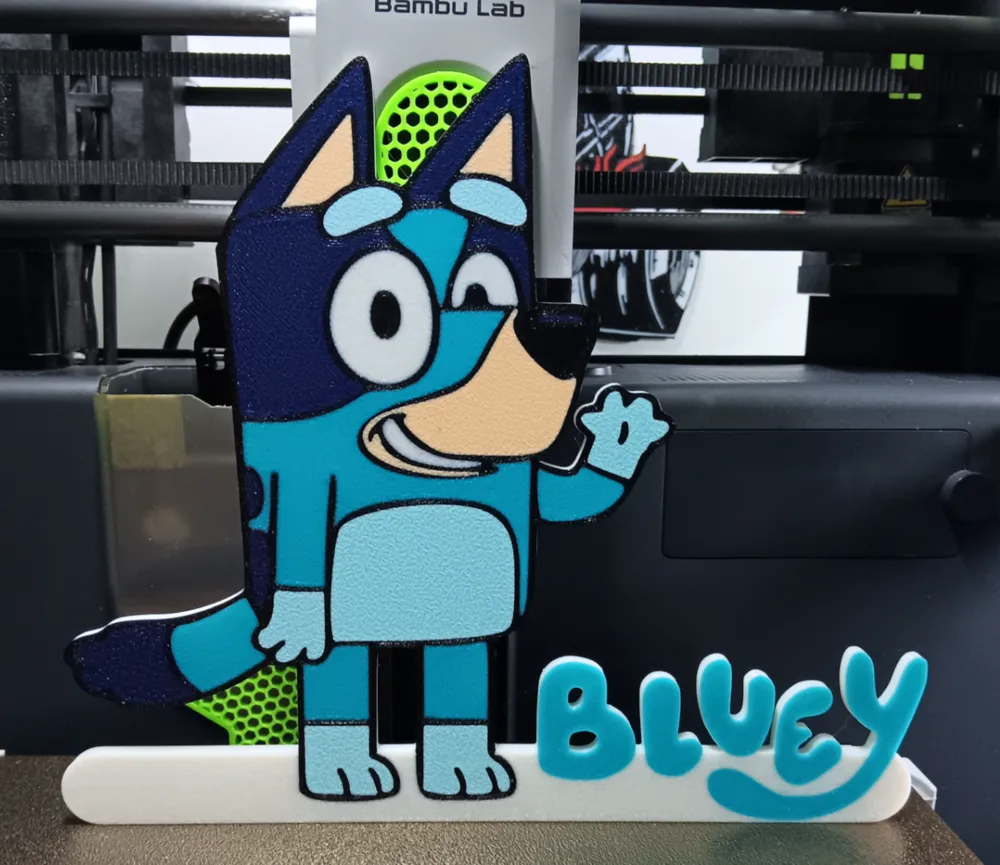 Bluey (door)stand by lefty3d - MakerWorld