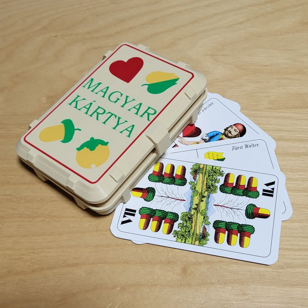 Hungarian card holder box / Magyar kártyatartó doboz / Tell ...