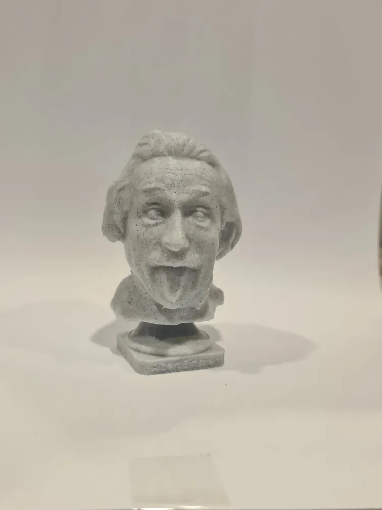 Statue Head: Albert Einstein - Free 3D Print Model - MakerWorld