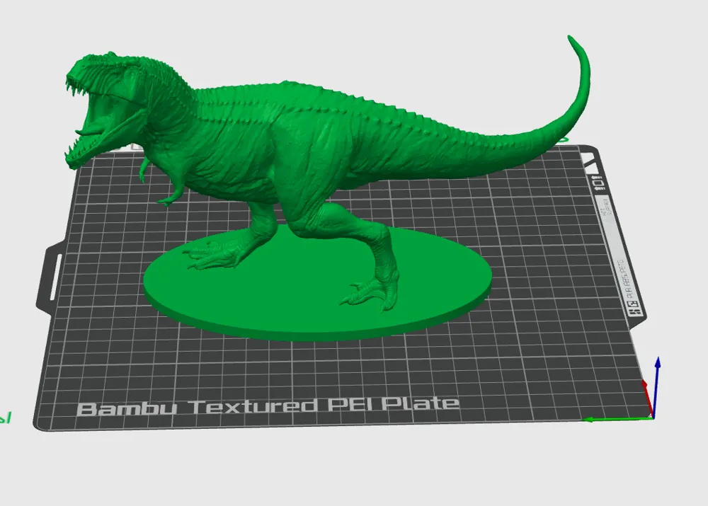 Tyrannosaurus Rex Model With Base Remixed by Toxine07 - MakerWorld