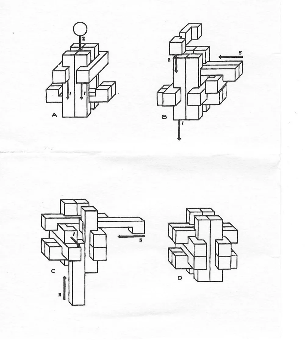 3D Puzzle CrossRoads/Star (difficulty ****) by Freshmaker - MakerWorld