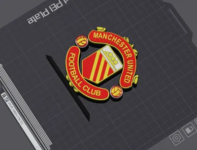 Manchester United Logo 1973 - 1998 by 5kyrunn3r - MakerWorld