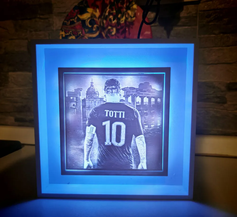 3D Lithophane Frame: Illuminate Your Memories by AsRoma81 - MakerWorld