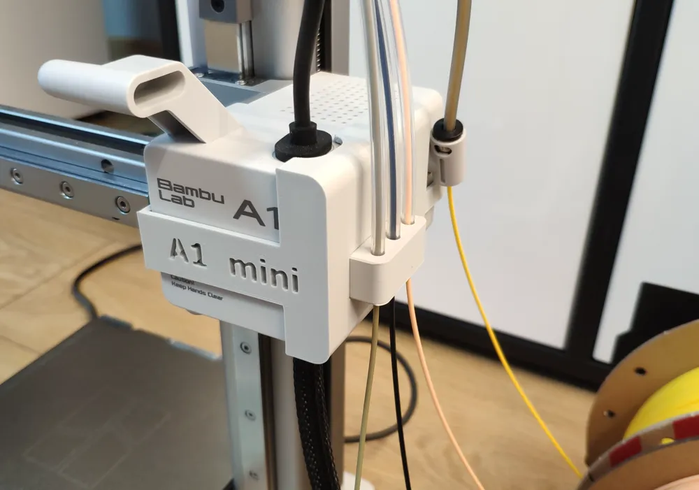 A1mini 4-filament feed kit (print parts only)(MMS) by Rafał - MakerWorld