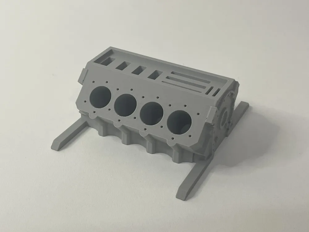 V8 Engine Block Pen Holder (USB, SD, microSD) by Stenly_G MakerWorld ...