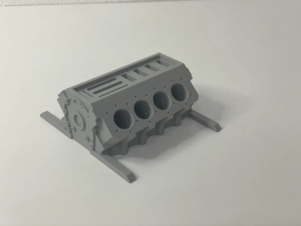 V8 Engine Block Pen Holder (USB, SD, microSD) by Stenly_G MakerWorld ...