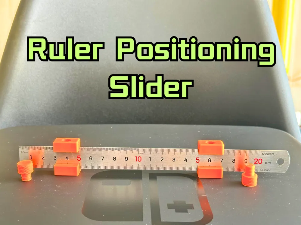 Ruler Positioning Blocks, 4 Size Ranges for Widths by TuTu MakerWorld ...