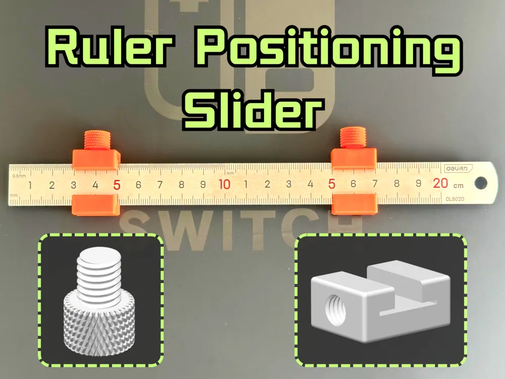 Ruler Positioning Blocks, 4 Size Ranges for Widths by TuTu MakerWorld ...