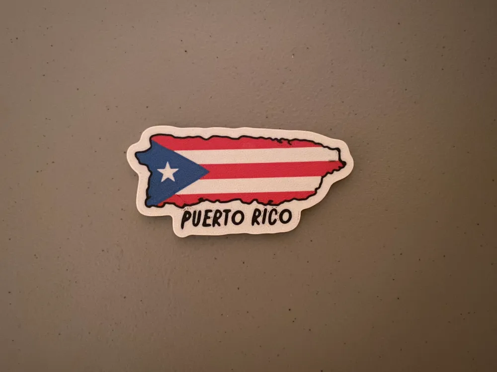 Puerto Rico Flag Magnet by ismakun - MakerWorld