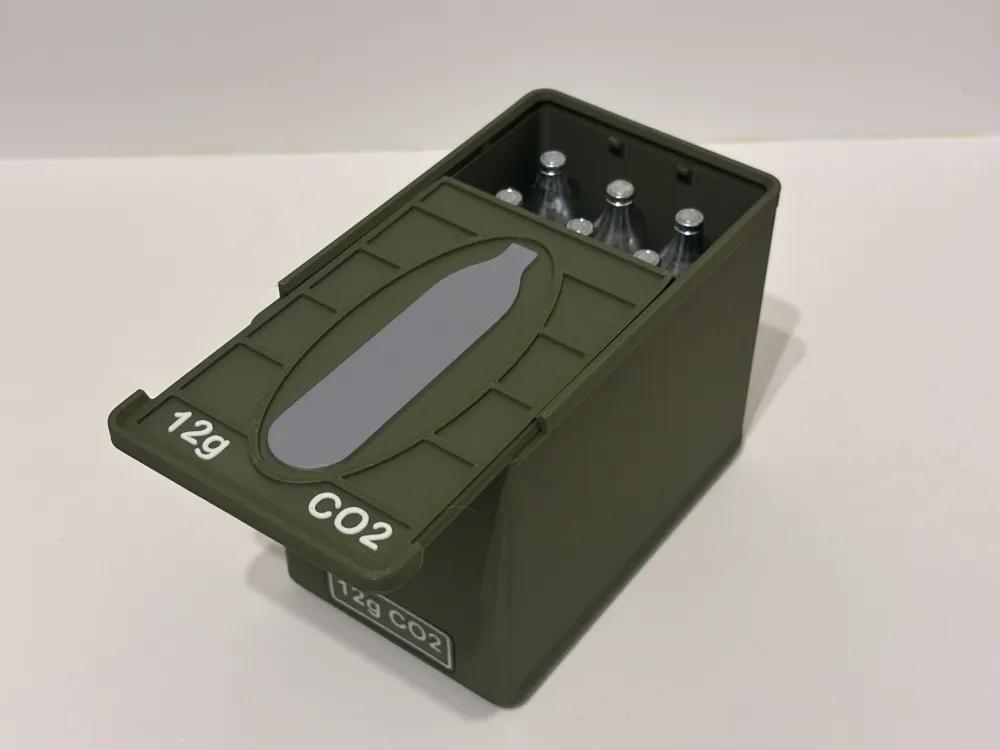 Airsoft Pellet BB 12 Gram CO2 Cartridge Box - 15 by Coconut MakerWorld ...