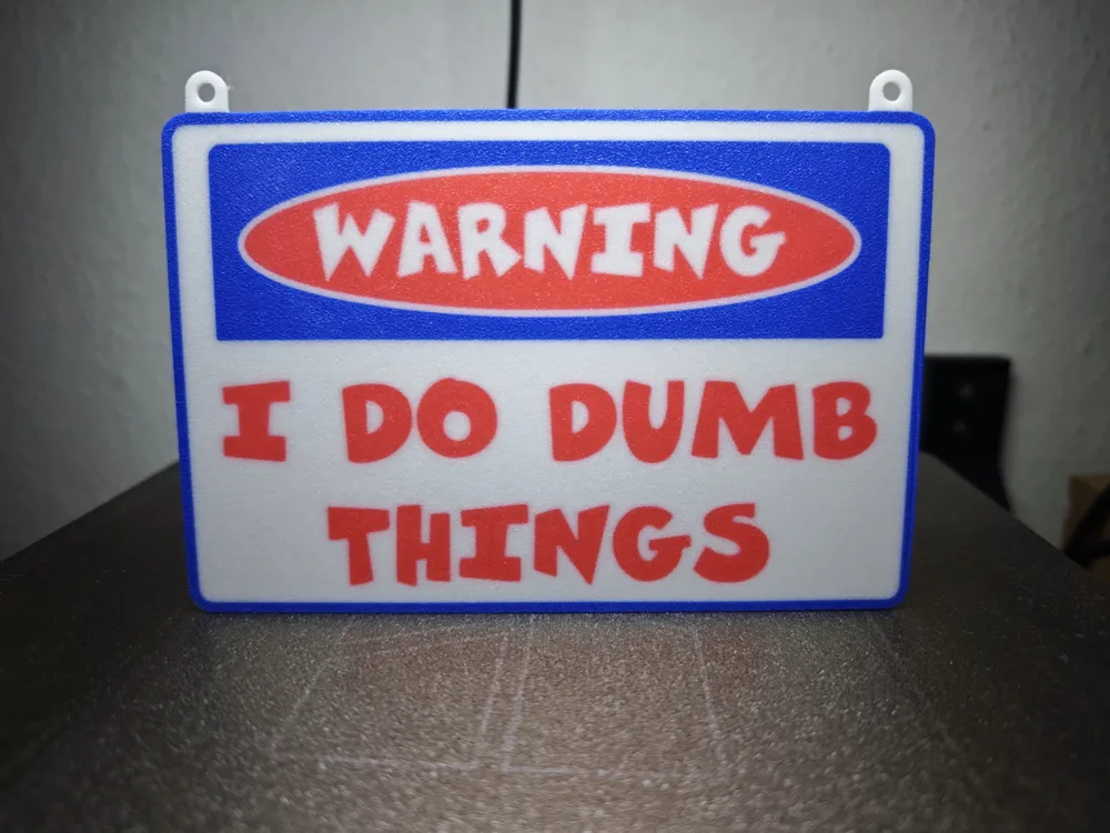 I do dumb things - Free 3D Print Model - MakerWorld
