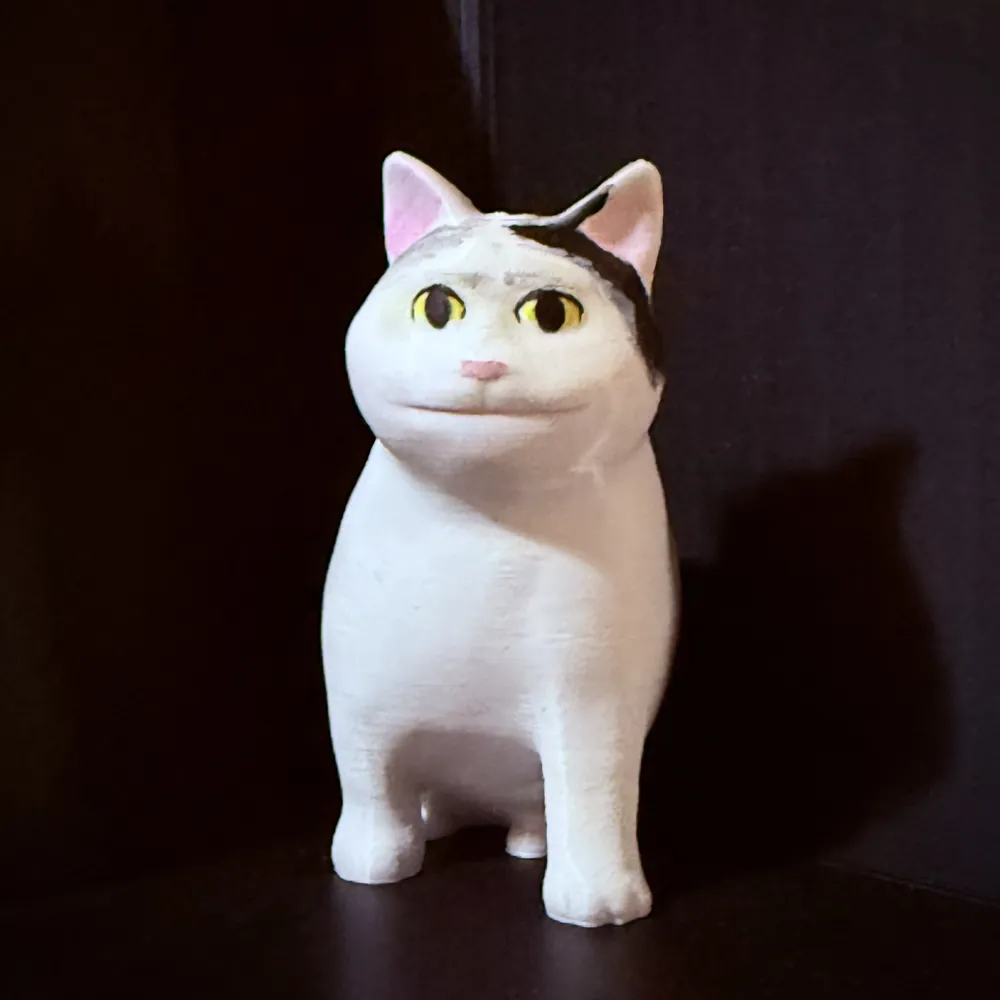 Cat meme - The Polite Cat - Free 3D Print Model - MakerWorld