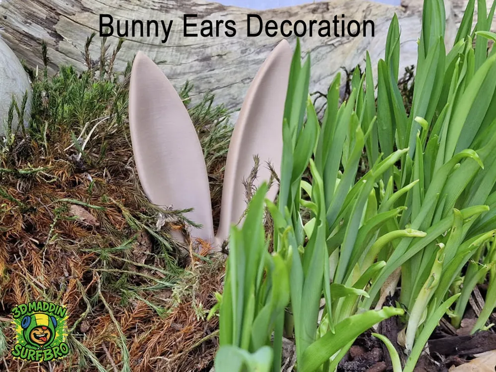 Bunny Ears Decoration - Free 3D Print Model - MakerWorld