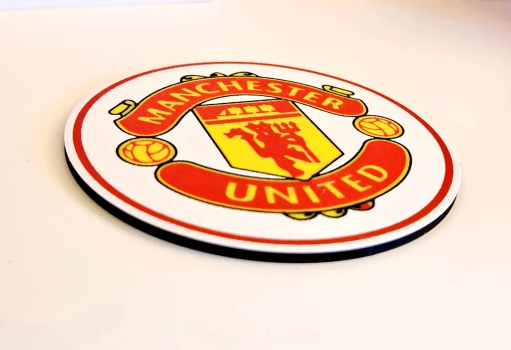 Manchester United Football Club Coaster - Free 3D Print Model - MakerWorld