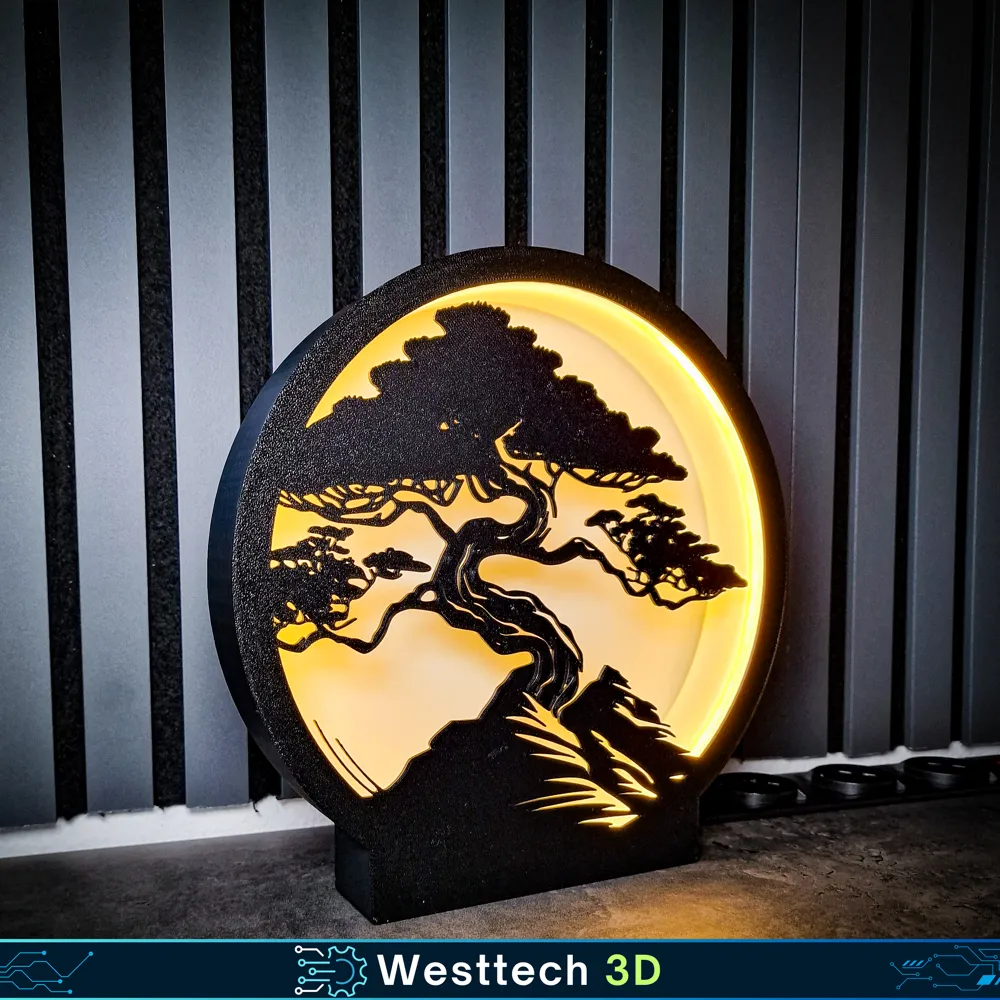 Bonsai LED Lamp - Free 3D Print Model - MakerWorld