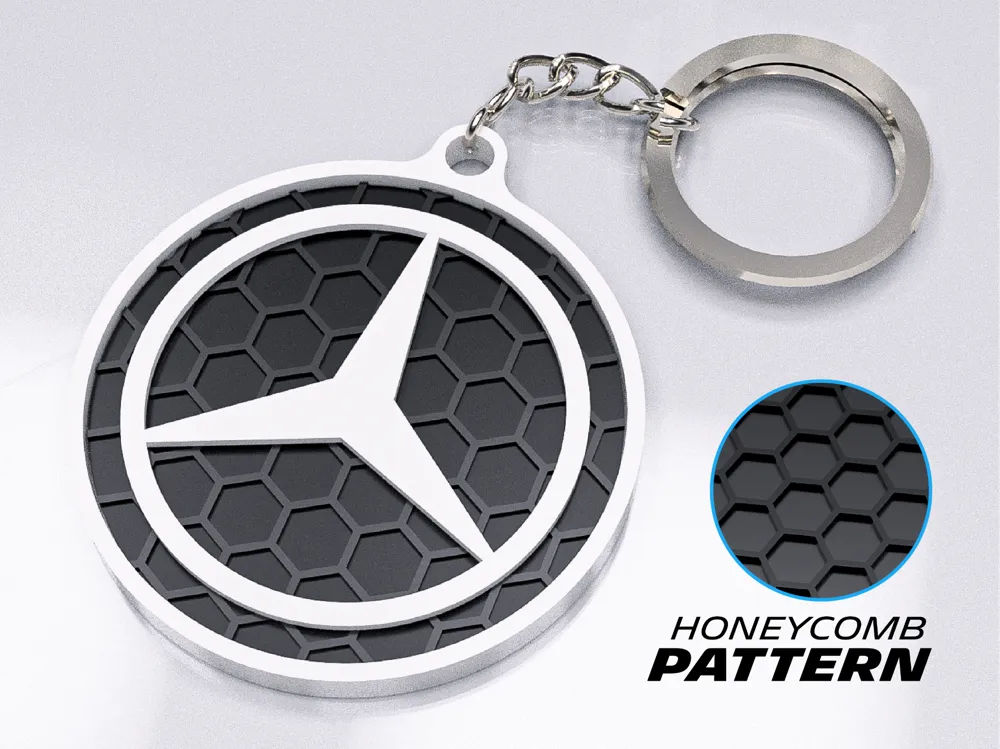 Mercedes Keychain - Free 3D Print Model - MakerWorld