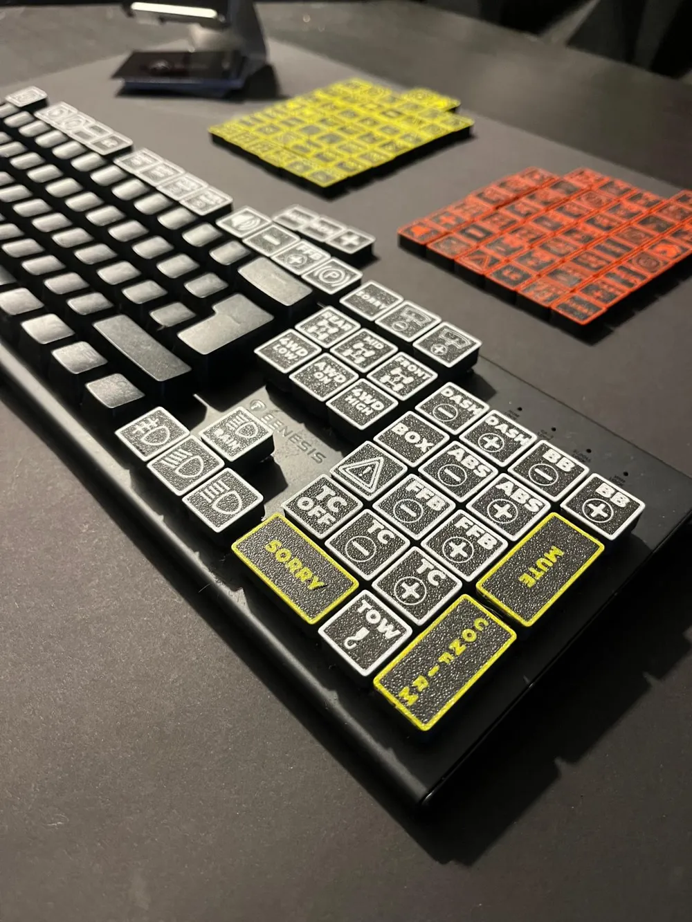 SimRacing Key Caps - Free 3D Print Model - MakerWorld