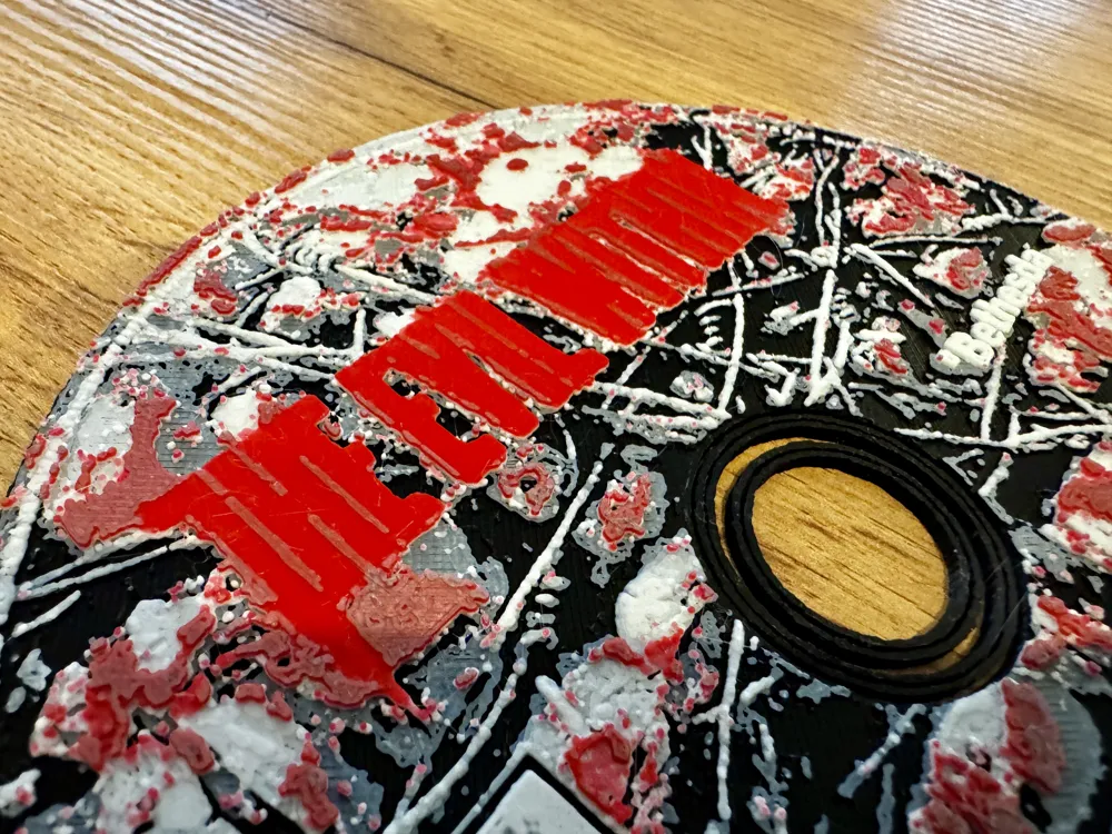 Hueforge-DVD Ø170 mm – The Evil Within (PS3) - Free 3D Print Model ...