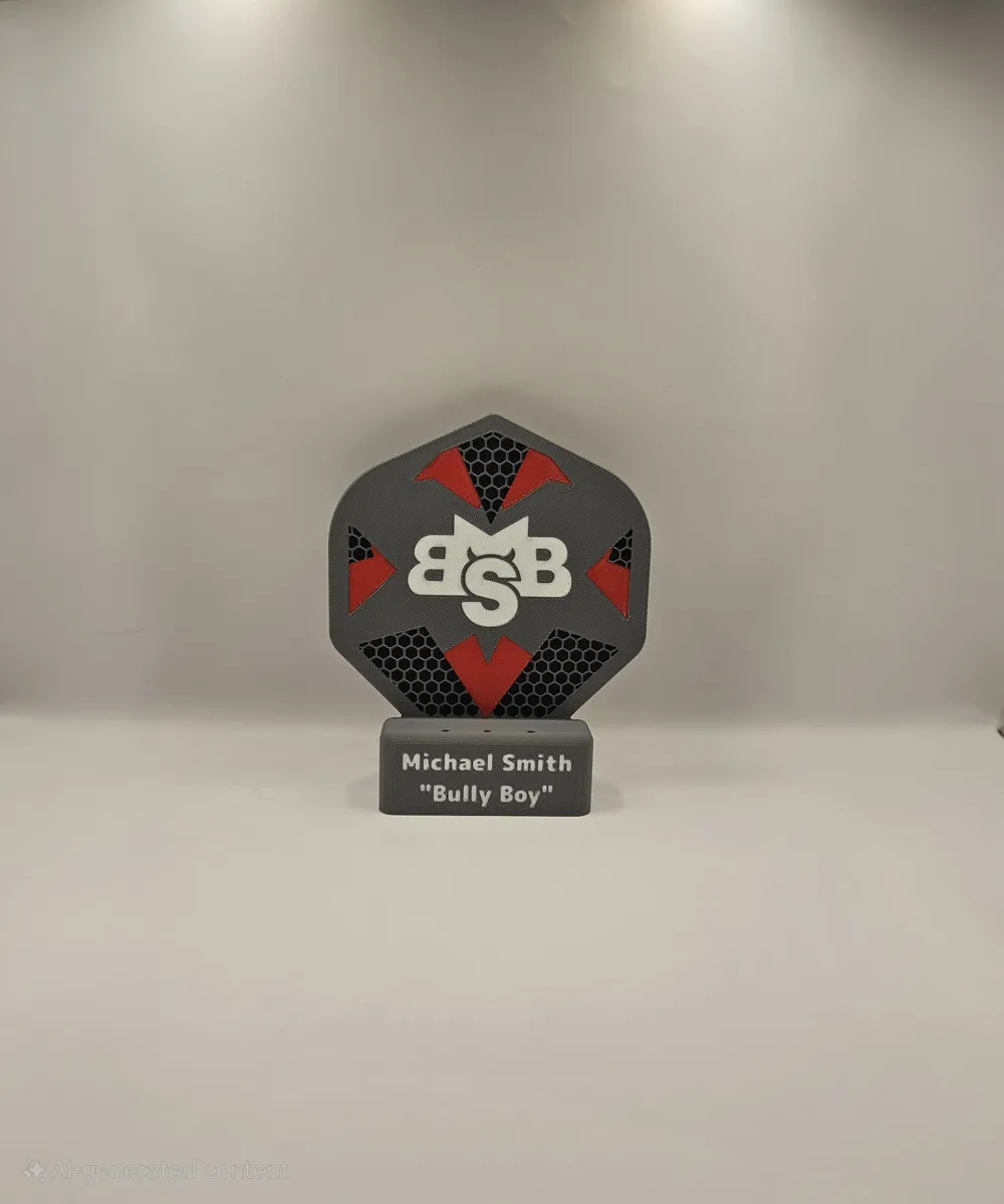 Michael Smith Dart Display by p666buc MakerWorld: Download Free 3D Models