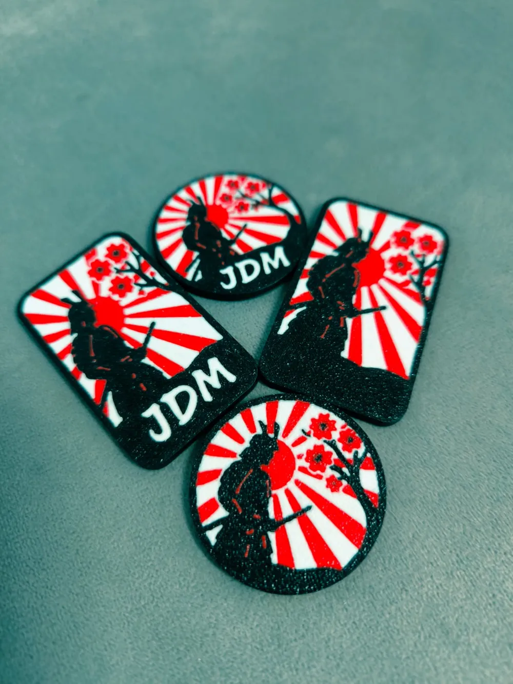 JDM Samurai Keychains & magnets by FlyDesigns3D MakerWorld: Download ...