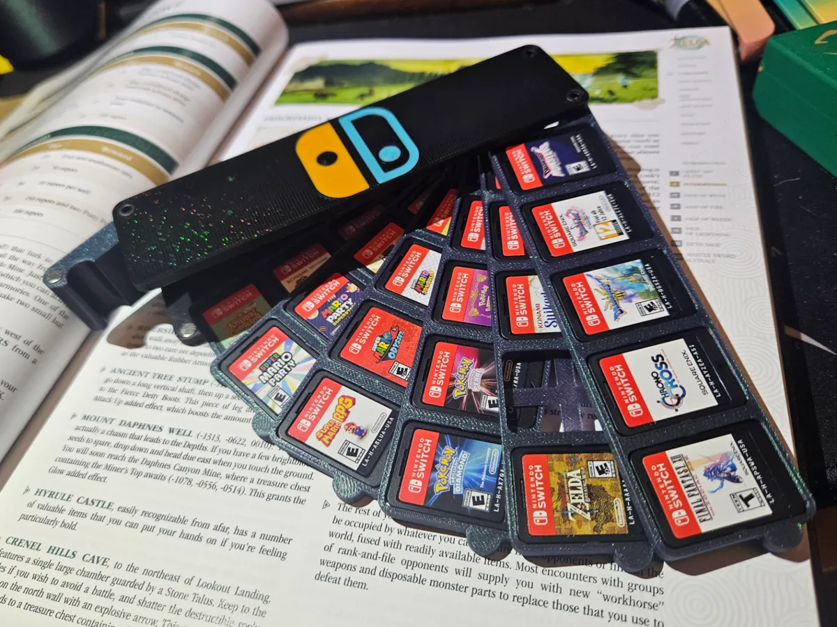 Nintendo Switch Game Card Case - 5 games per card - Free 3D Print Model ...