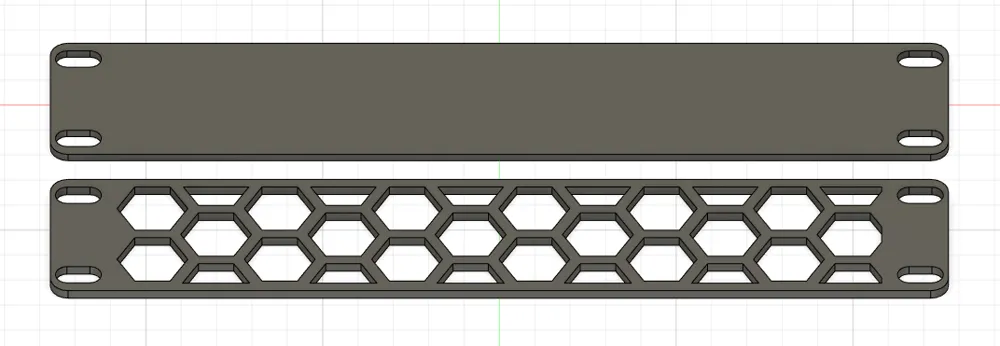 10-inch Rack Mount Blanks by Mauker MakerWorld: Download Free 3D Models