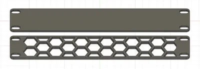10-inch Rack Mount Blanks by Mauker MakerWorld: Download Free 3D Models