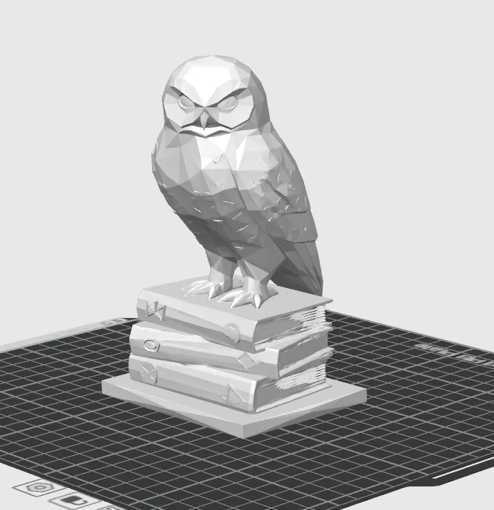 Hedwig Eule auf Zauberbüchern – Harry-Potter-Fankunst – Kostenloses 3D ...