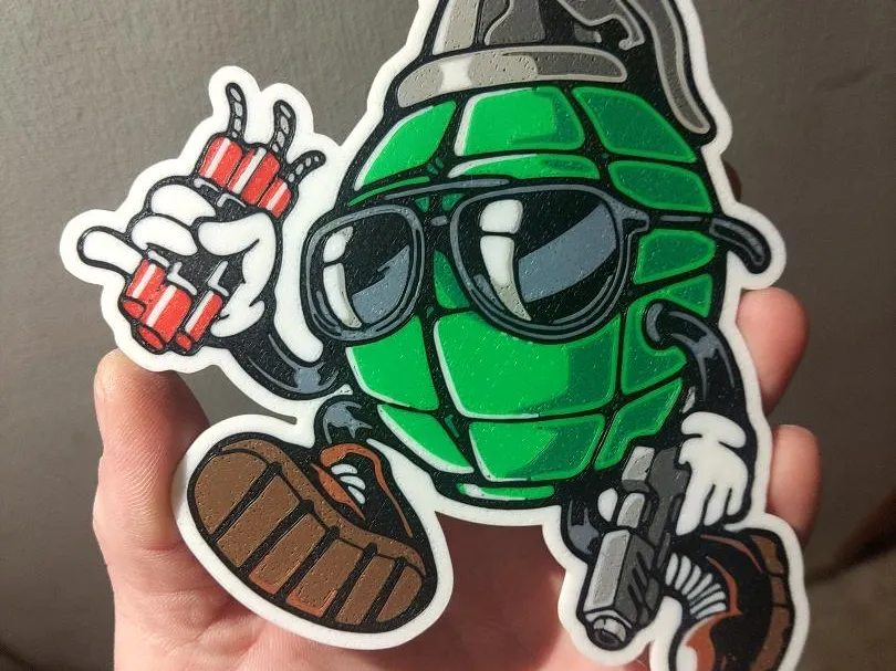 grenade man by the Town's end - MakerWorld