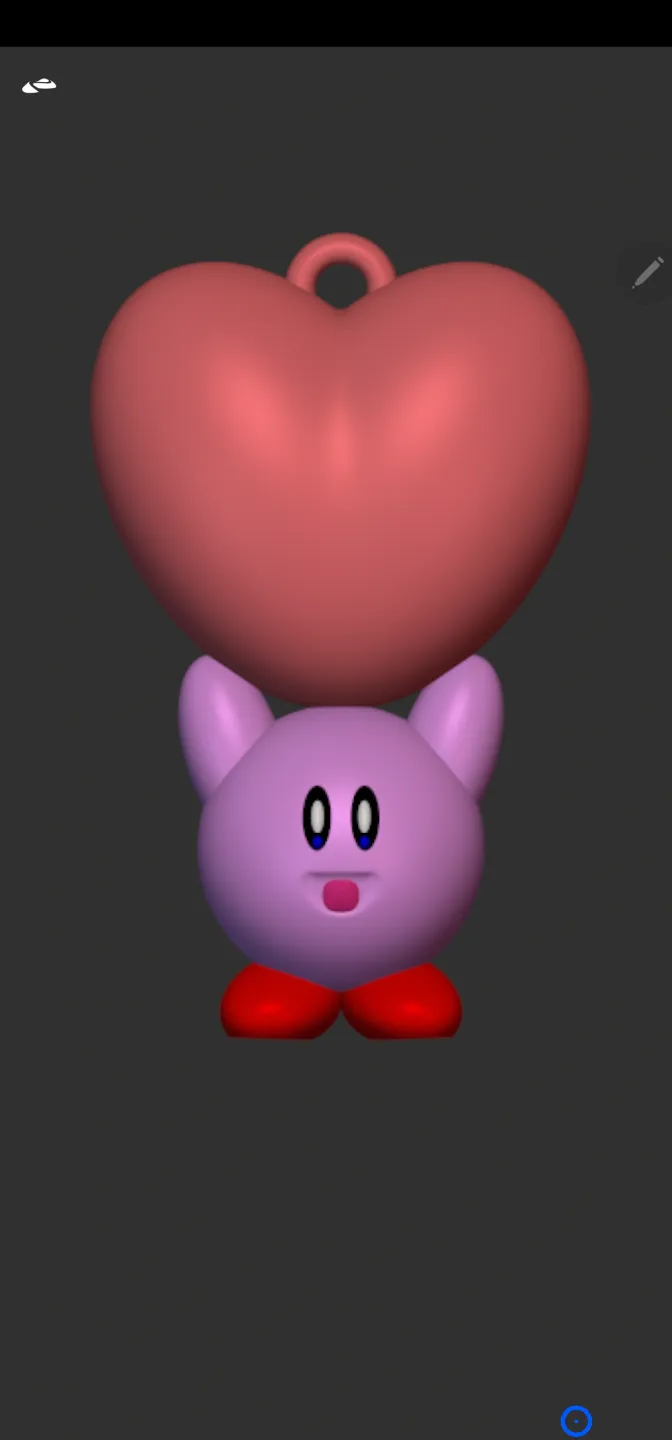 kirby heart by EVERYTHINGPLUSULTRA - MakerWorld