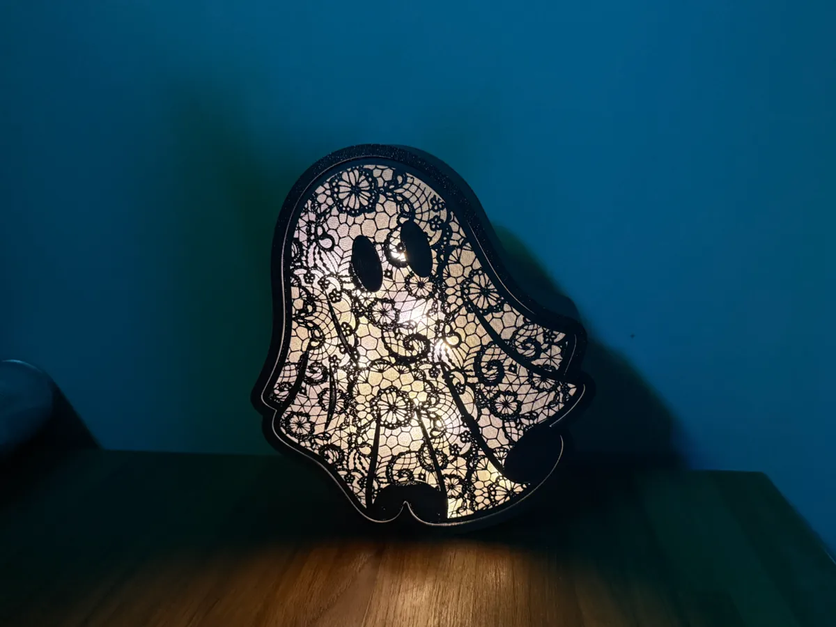 Ghost Lace Lamp - Free 3D Print Model - MakerWorld