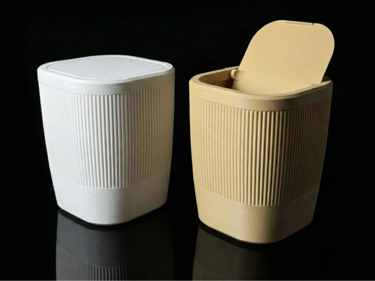 Mini Desktop Trash Bin - Fast Print (Vase Mode) - Free 3D Print Model ...