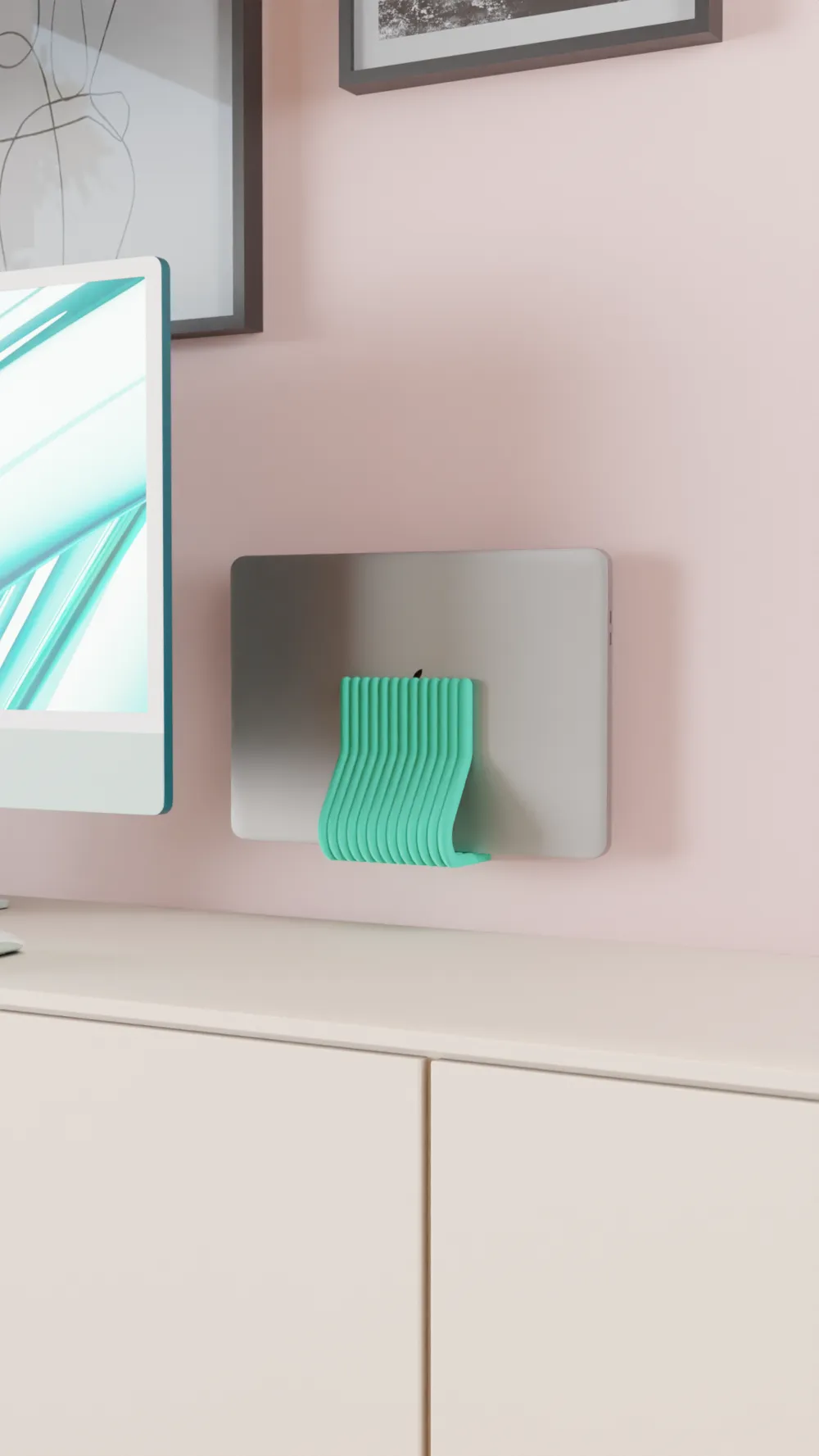 Wall Mounted Laptop stand. by Abstractia Design MakerWorld: Download ...