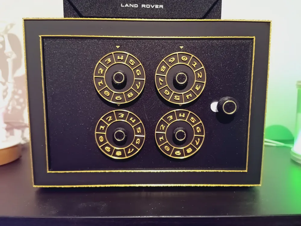 4 Dials Combination Safe by Miner On Demand - MakerWorld