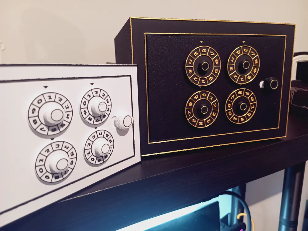 4 Dials Combination Safe by Pla Dreams - MakerWorld